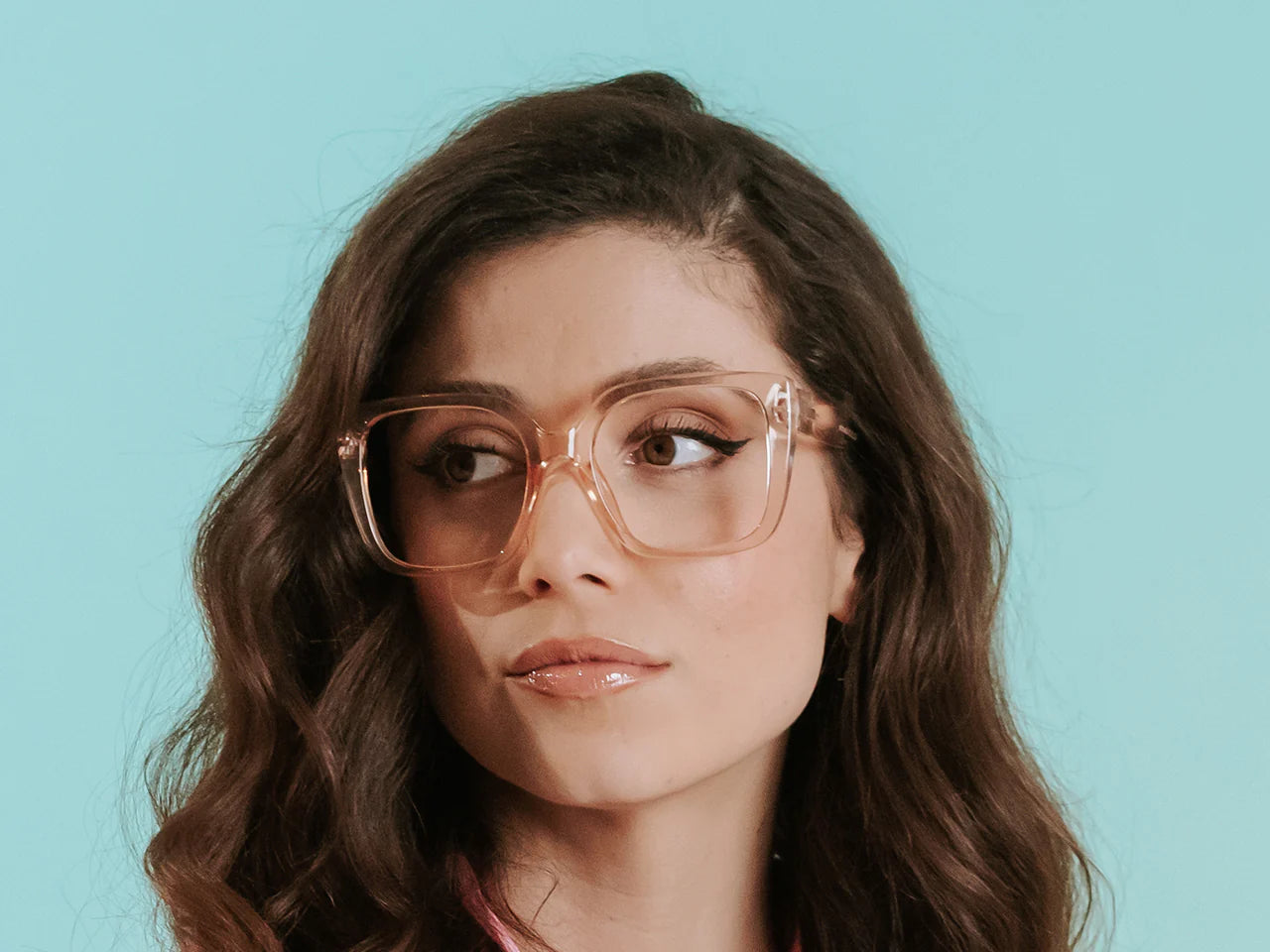 Deirdre Reading Glasses Transparent Pink – Goose Island